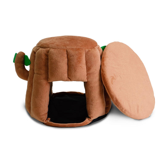 Tree Stump Hidey – GuineaDad